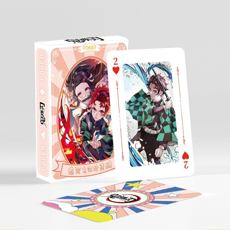 Buena Cosa Compartir Demon Slayer Cartas De Juego 2 En 1 Mercancía De ...