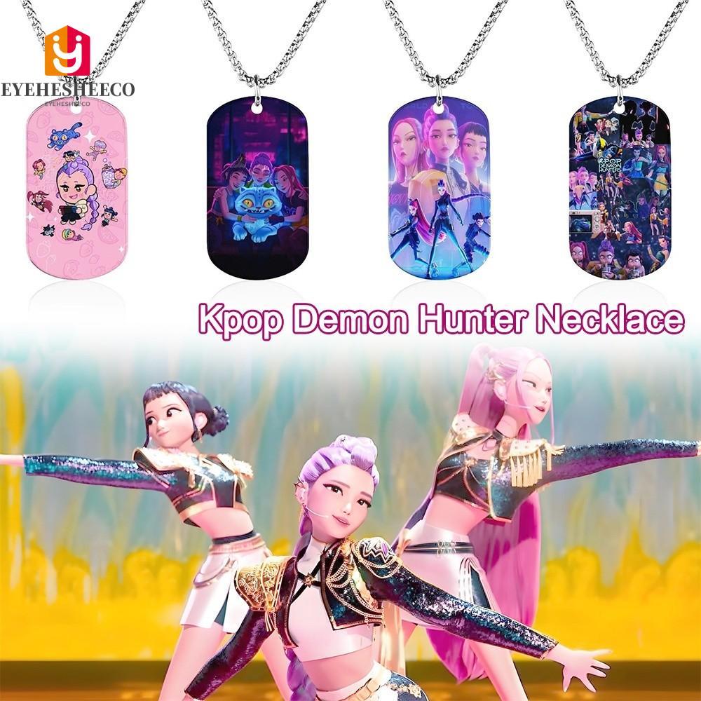 EYEHESHEE Kpop Demon Hunter Collar , Anime De Dibujos Animados Derivado ...