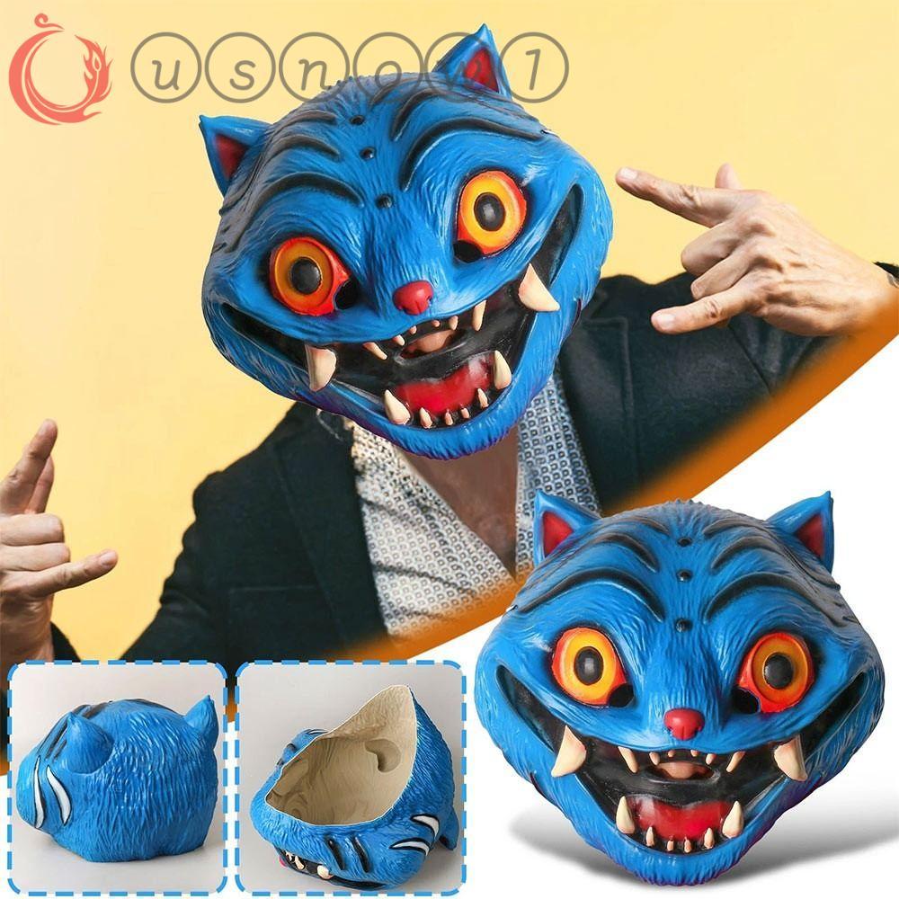 USNOWA Máscara De Cazadores De Demonios , Ojos Gigantes Azul Látex ...