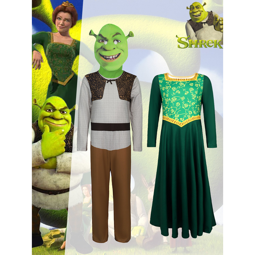 Halloween Shrek Monstruo Shrek Fiona Princesa Cosplay Etapa Mostrar ...