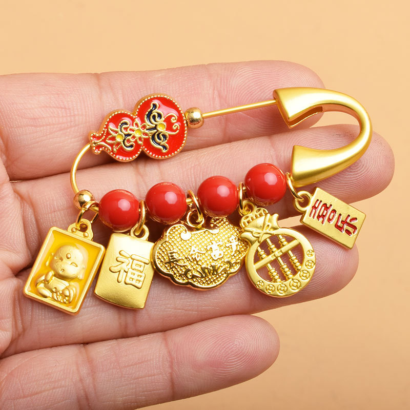 Método Antiguo Arena Oro Presión Scare Pin Bebé Mujeres Embarazadas ...