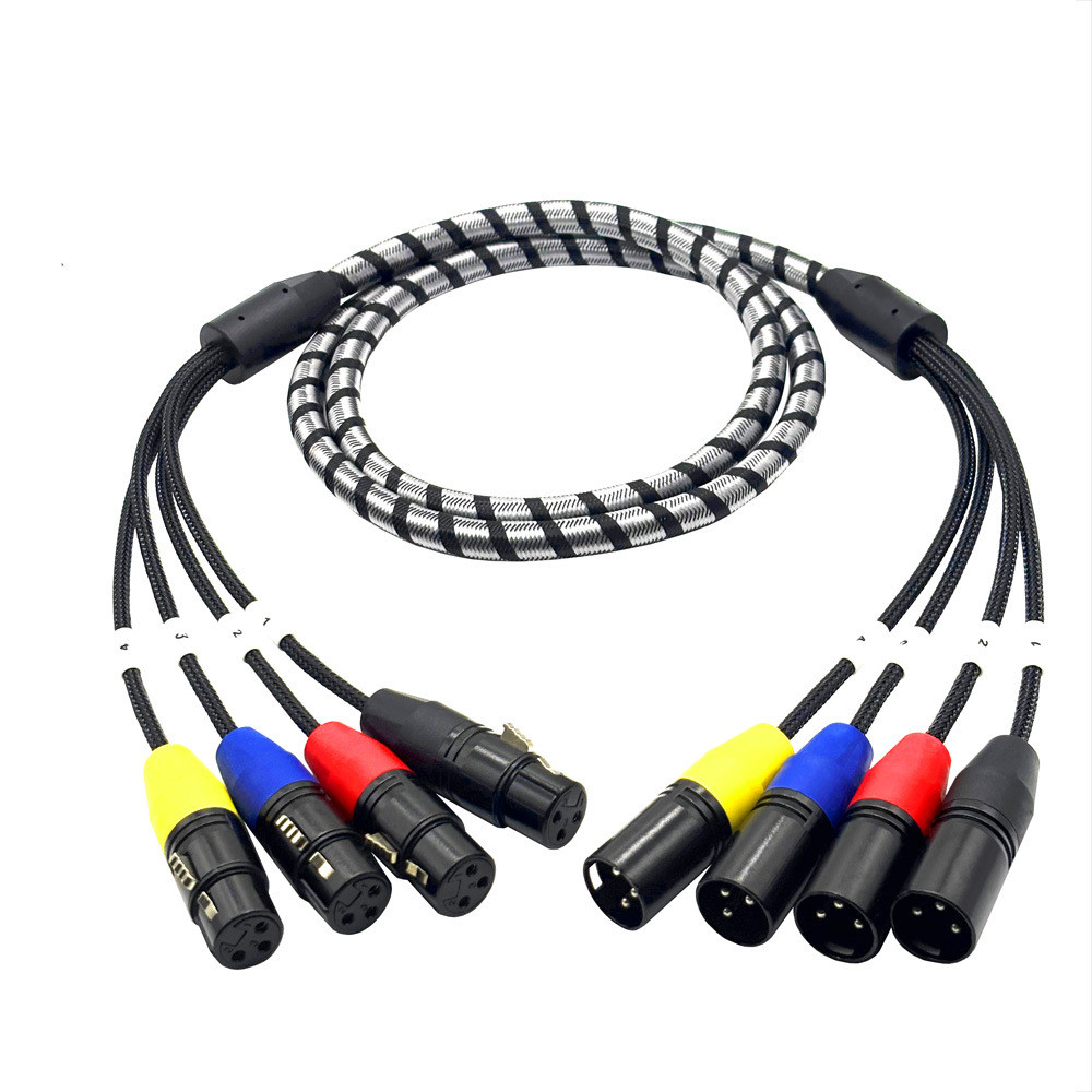 Línea De Serpiente Xlr De 4 Canales Línea De Equilibrio Xlr Macho ...