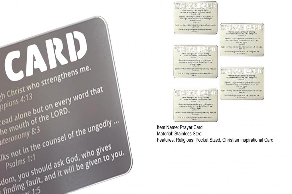 Prayer Card for Peace and Quiet Scripture Wallet Christian Insert Cards ...