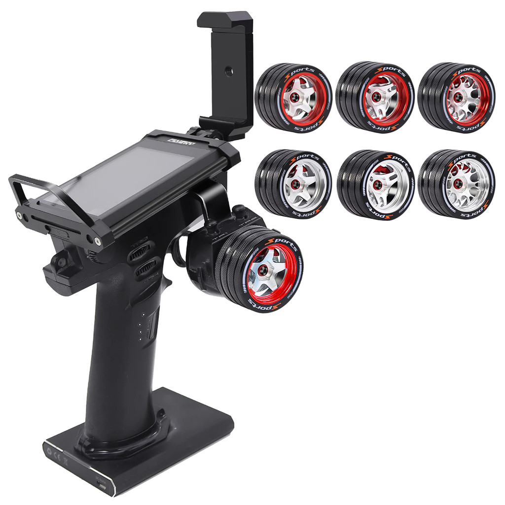 Transmisor Volante Con Disco De Freno Para Sanwa Mt4/mt5/m12/m17 Futaba 4px/7px/10px Flysky Nb4 ...