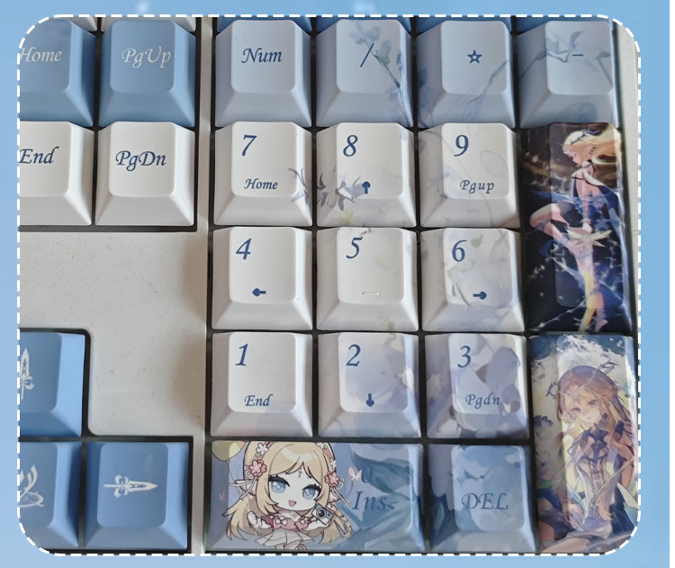 Wuthering Waves Cartethyia PBT Keycap A Través De La Subimpresión De ...