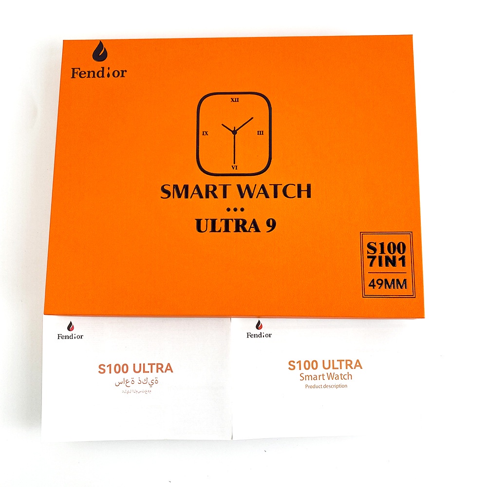 S100 Ultra Smart Watch 7 in1 Impermeable 7 Correas Hombres Mujeres 49MM ...
