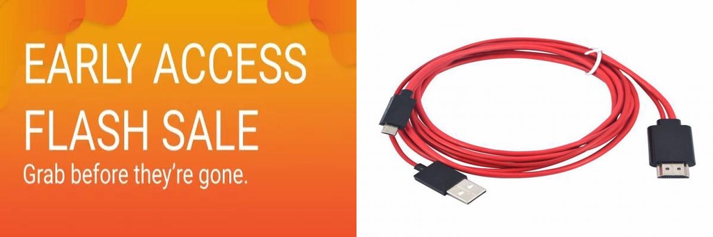 Adapter Cord Mobile Phone Output Cable 1080 Hd-compatible Micro Usb ...