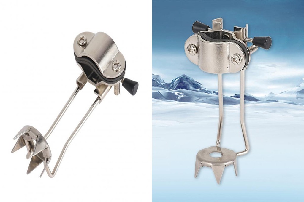 Steel Teeth Cane Attachment Easy Installation Ice Grip Stainless Spike ...