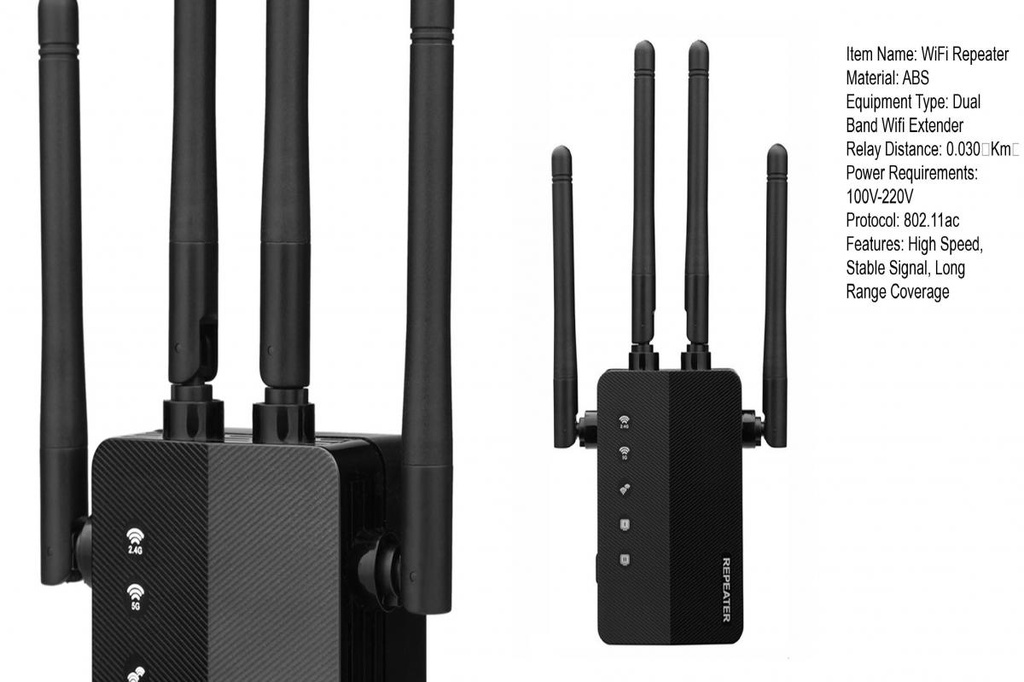 Dual Band Repeater for Faster Internet Speeds with Indicator Light ...