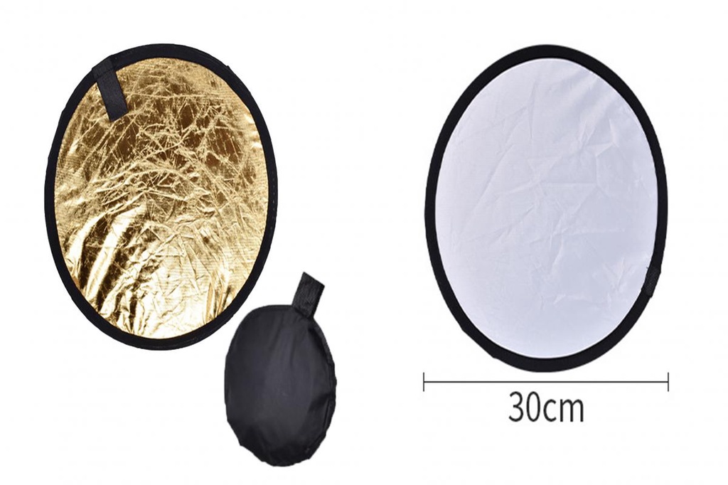 Foldable Storage Reflector Reflective Coat Protection Portable Round ...