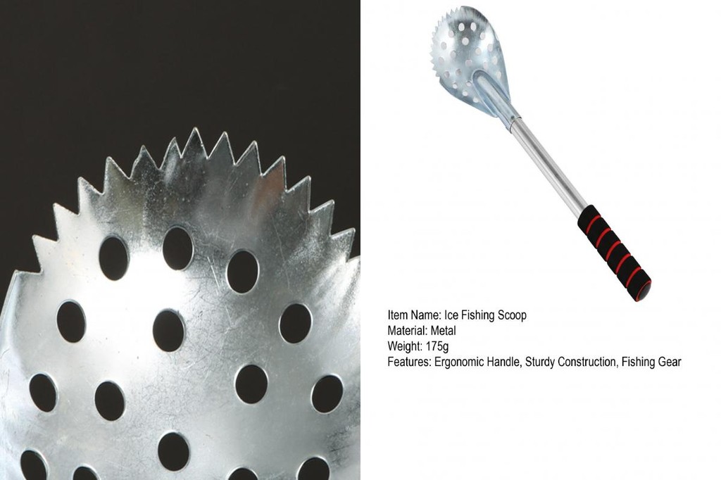 Eva Handle Ice Fishing Shovel Durable Equipment Premium Stainless Steel ...