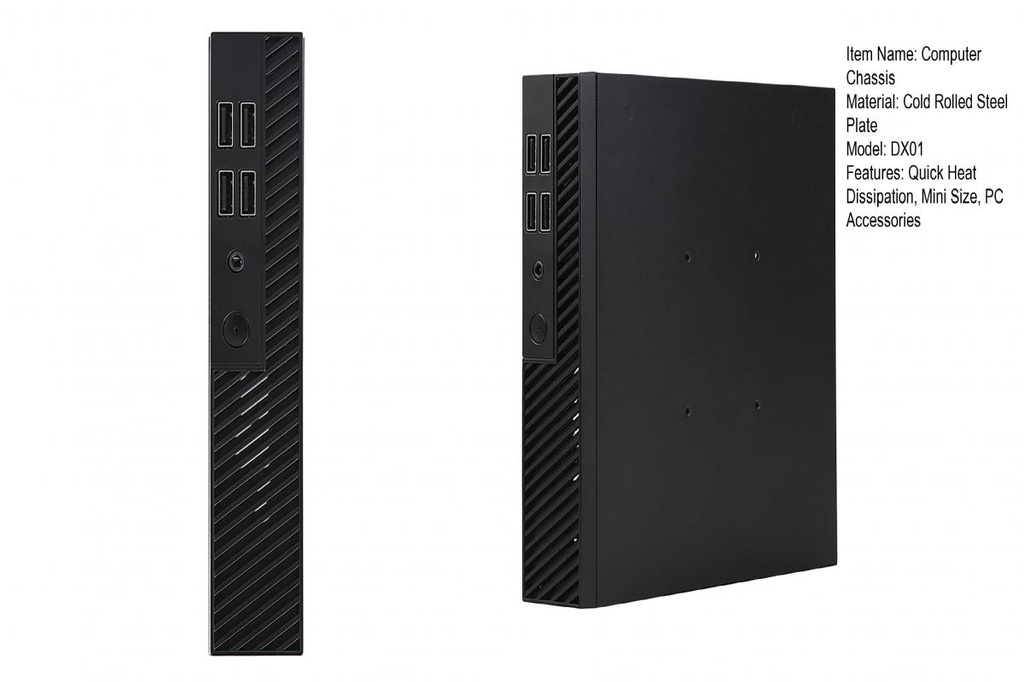 Quick Heat Dissipation Pc Case Half Height Computer Chassis Compact ...
