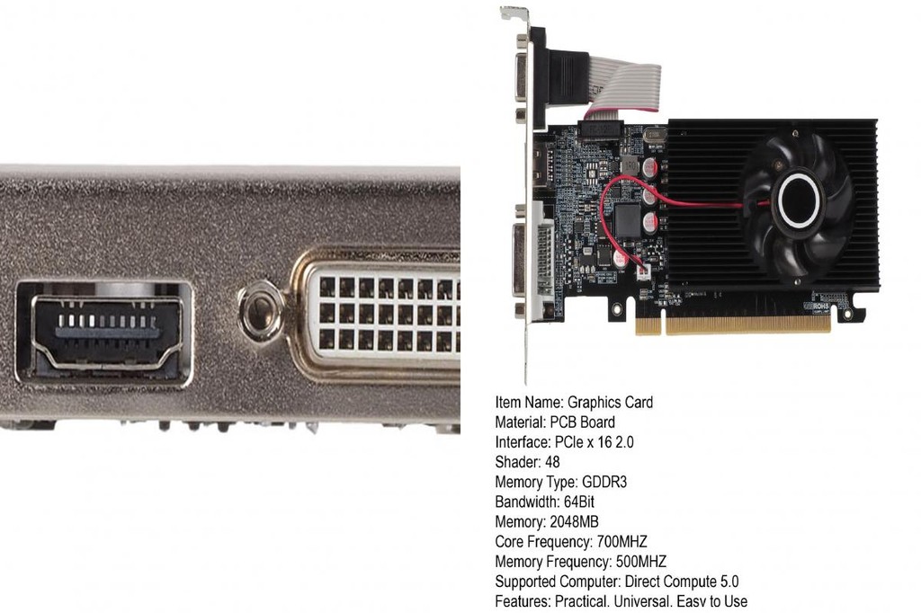 Video Memory Graphics Card Low Power Consumption High Performance ...
