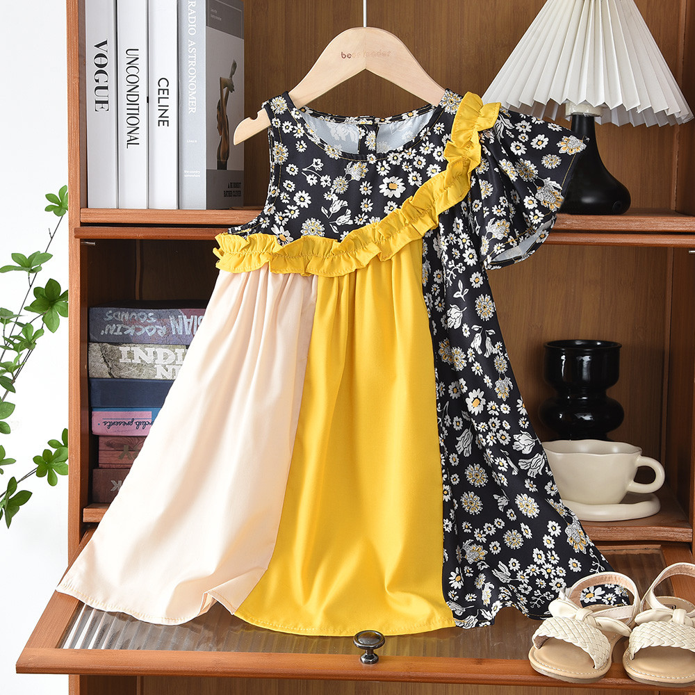 Oso Líder Verano Nueva Flor Pathwork Niñas Princesa Vestidos Musulmán ...