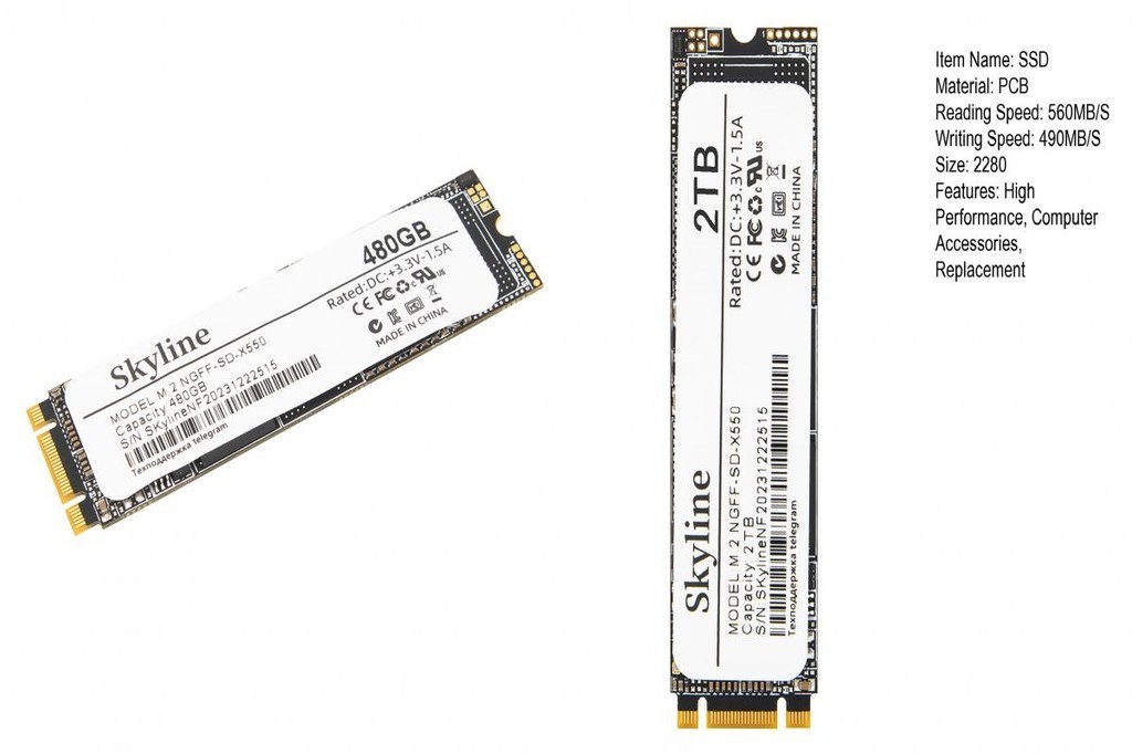 M.2 2280 Ssd Computer Solid State Drive High Performance 480gb/1/2tb ...