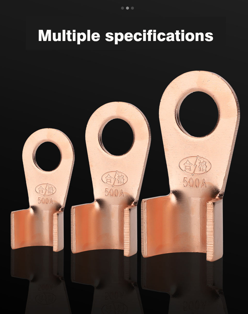 OT Series Bare copper Wire Terminals OT-10A 20A 30A 60A 80A 100A Cable ...