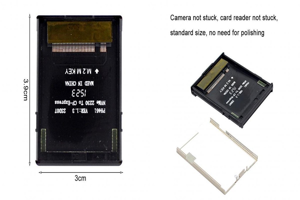 Ssd to Cfe-b Memory Card Converter M.2 Nvme Cfexpress Adapter Type-b ...