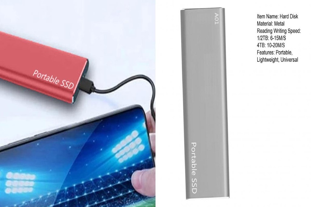 Large-capacity Ssd Type-c Hard Drive Ultra-fast External 1t/2t/4t ...