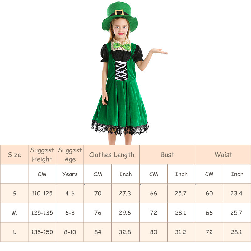 St . Disfraz Del Día De Patricio Para Niños Vestido Verde De Duende ...