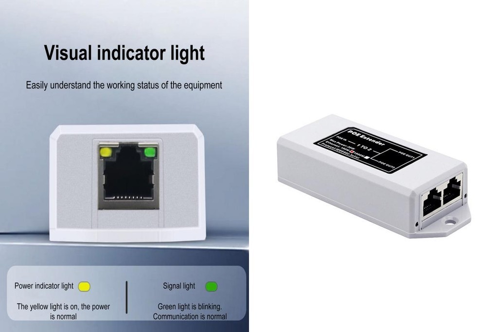 Mini Poe Extender High-speed Ethernet Repeater for Ip Security Cameras ...