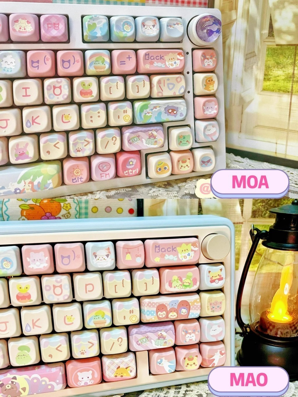 Pokemon Keycap MOA/MAO Perfil PBT Sublimación De Cinco Caras Alice ...