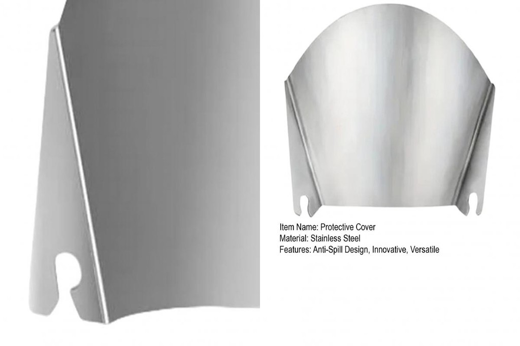 Operator Protection Shield Kitchen Mixer Accessory Anti-spill Stainless ...