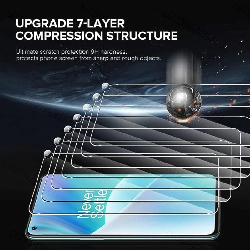 Vidrio Templado Completo 9d Para Oneplus 9 9r 9e 8t 7 7t 6 6t 5 5t 3 3t
