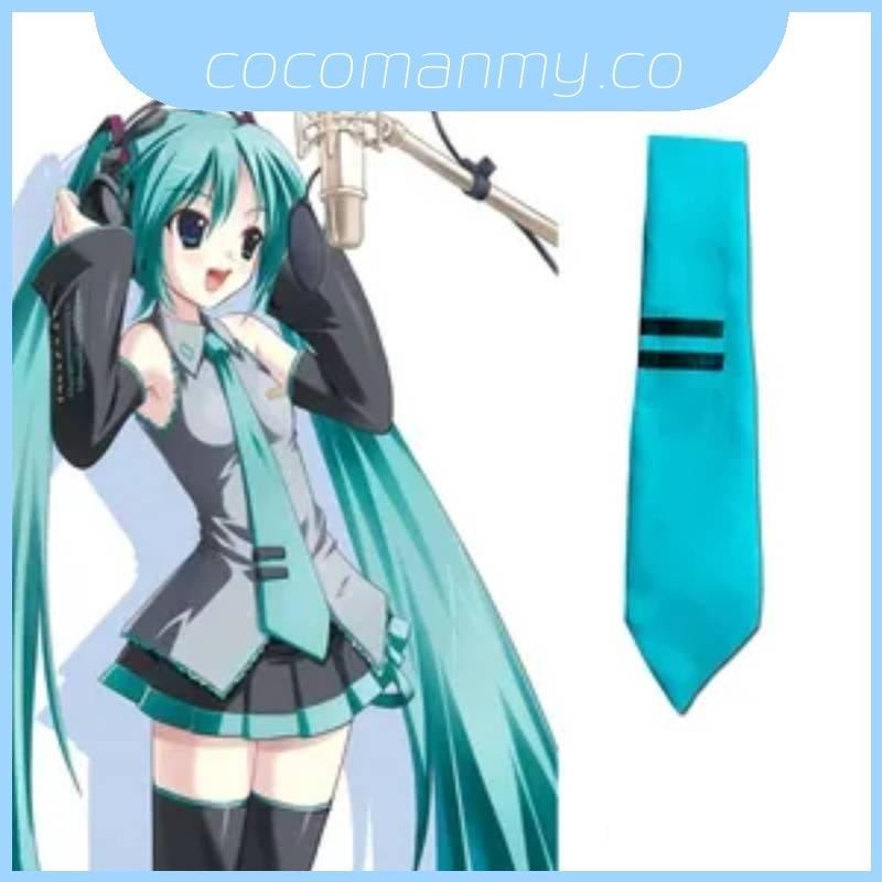 Miku Vocaloid Hatsune Corbata En Diseño De Punta De Flecha De Ancho De ...