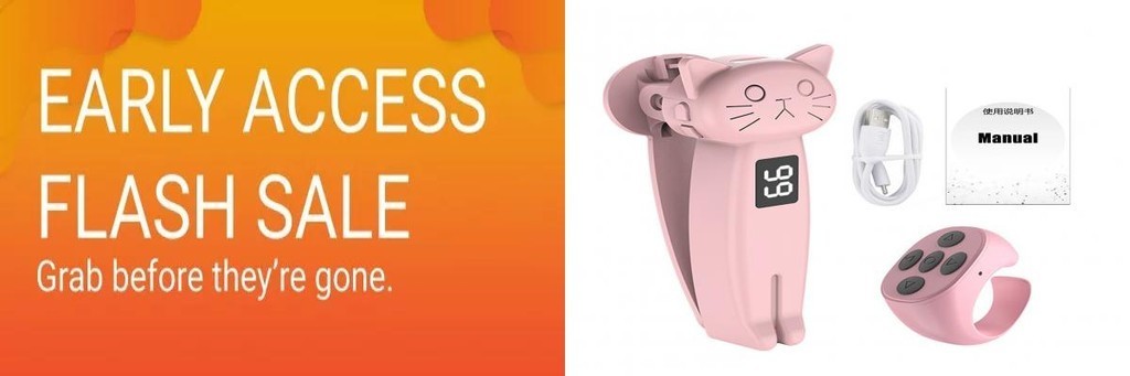 Smart Screen Silent Clicker Bluetooth E-reader Remote Page Turner ...