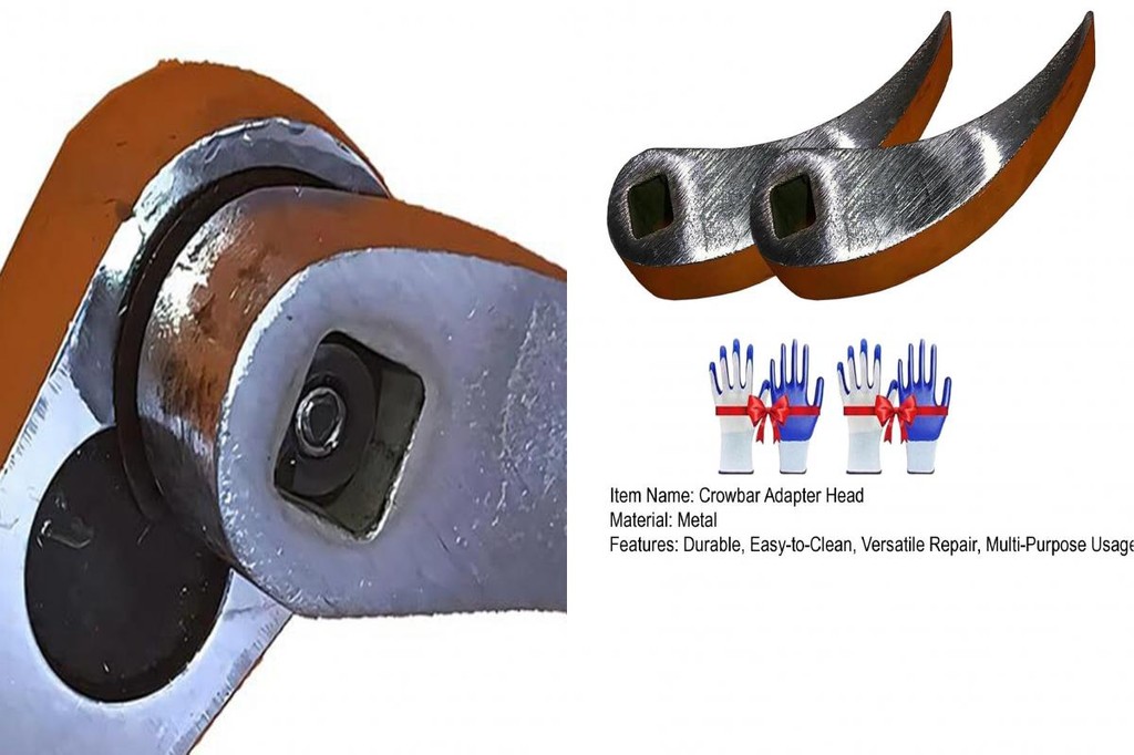 Large Furniture Moving Tool Adjustable Angle Crowbar Adapter Head Heavy ...