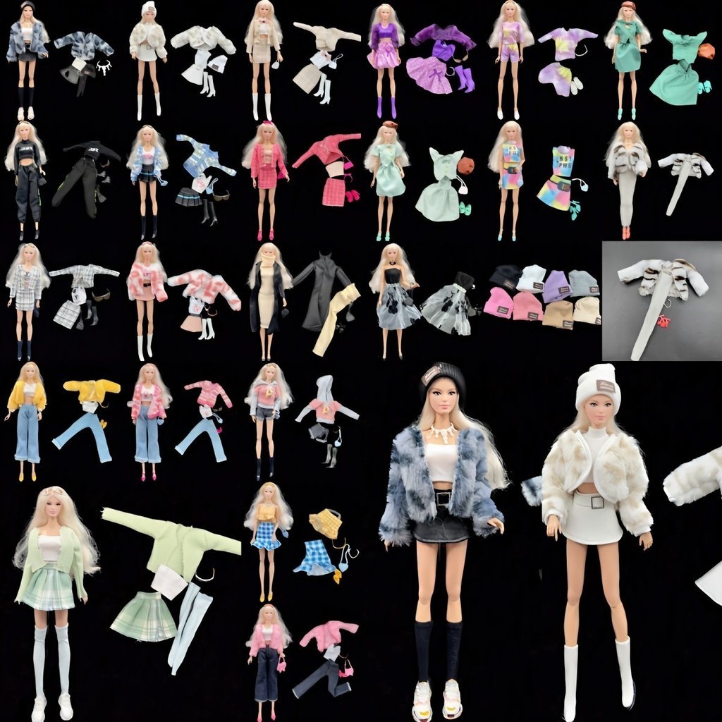28-30cm Compre Dos Y Llévese Uno Gratis Mattel Copia Barbie Kerr 6 ...