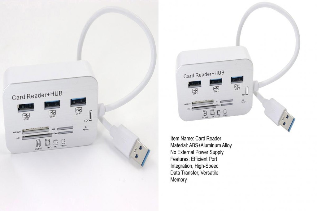 Ms Sd M2 Tf Multi-in-1 Memory Adapter Usb 3.0 Hub for Digital Devices ...