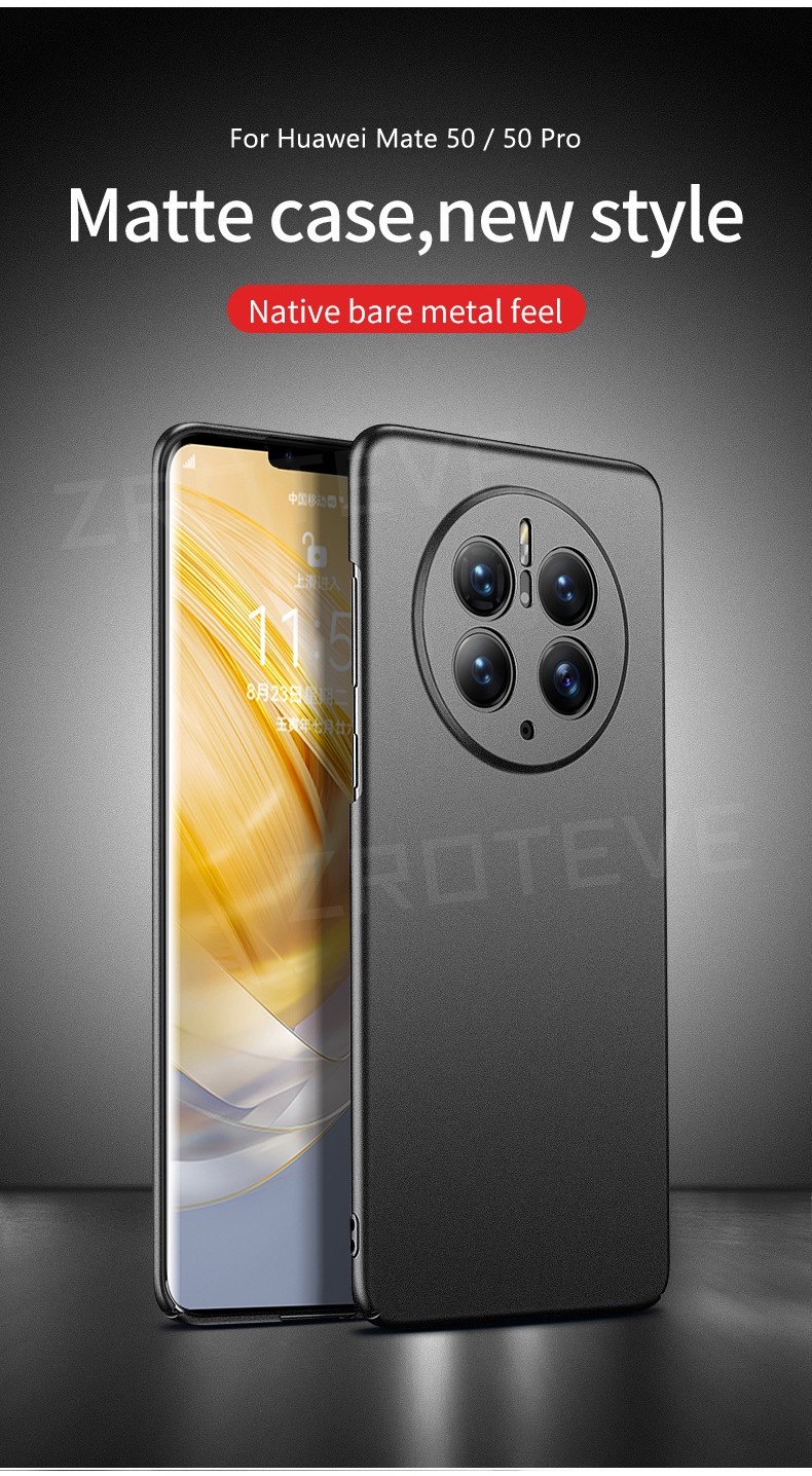 Mate50 Funda Zroteve Slim Mate PC Cubierta Dura Para Huawei 50 40 Pro Plus Mate40 40Pro 50Pro ...