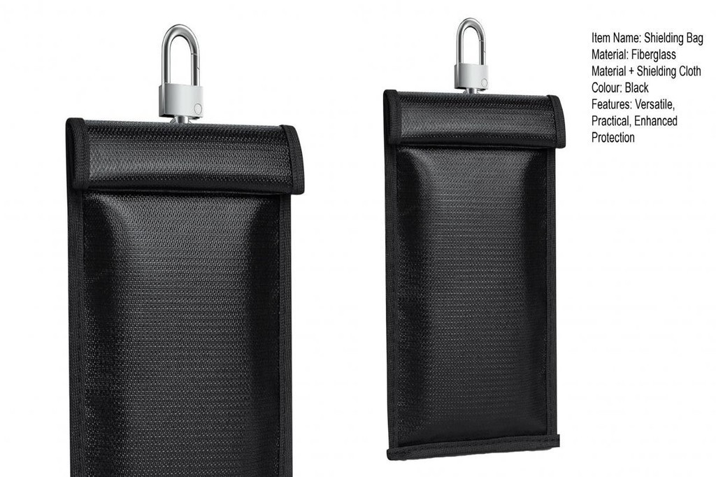 Large Faraday Bag Car Keys Cage for Laptops Tablets Rfid Signal Blocker ...