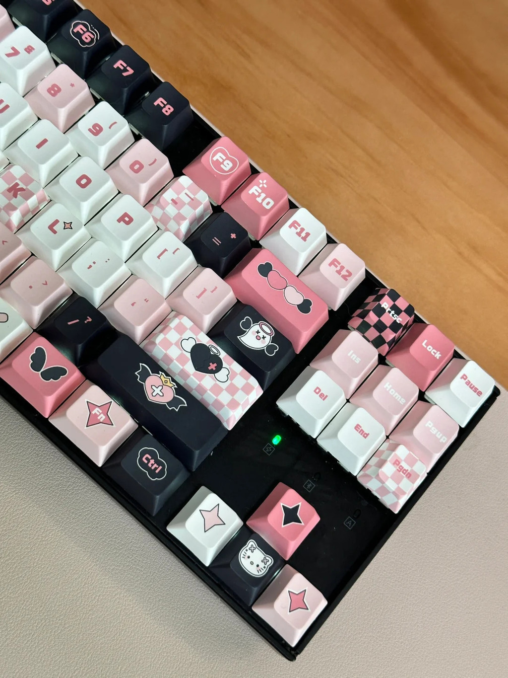 Hello Kitty Rosa Keycap Cherry/MOA Perfil 130 Teclas PBT Cinco Caras ...