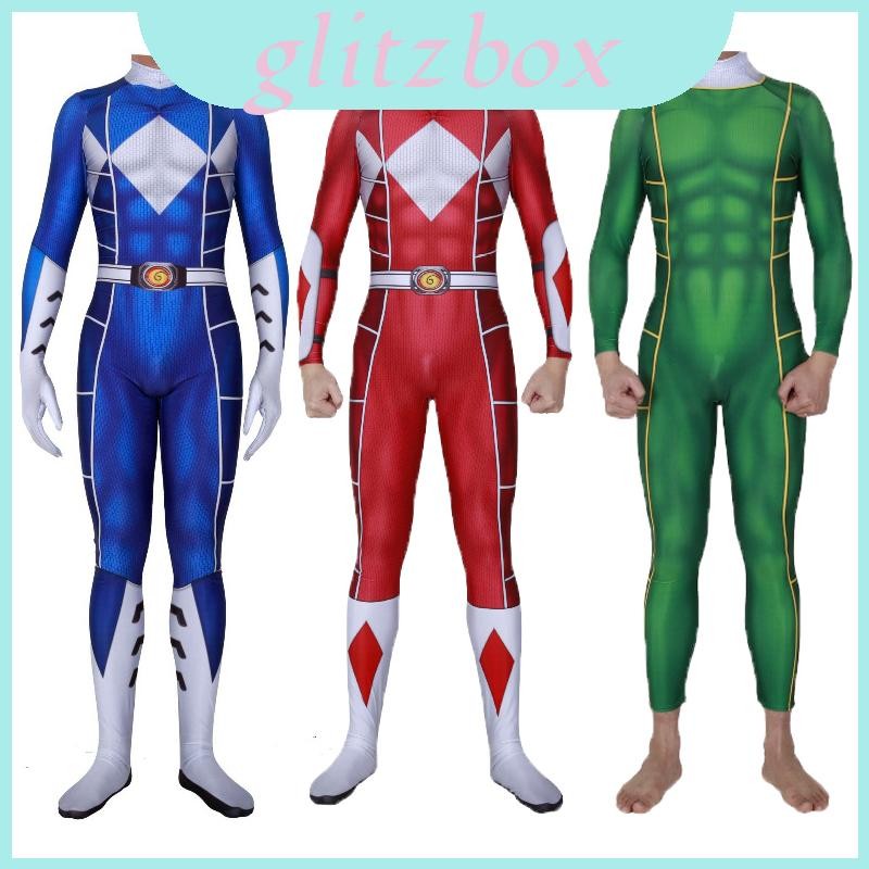 Power Rangers Impresionante Body Cosplay Disfraz Para Unisex Adultos ...
