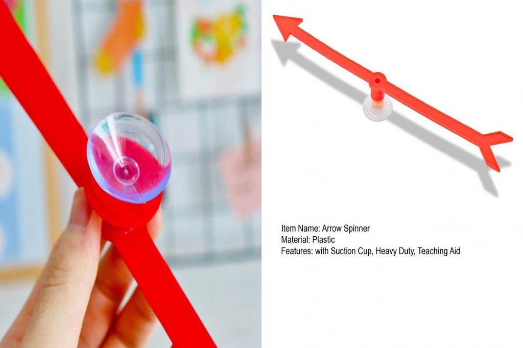 Arrow Spinner with Suction Cup Plastic Fun Family Game Night ...