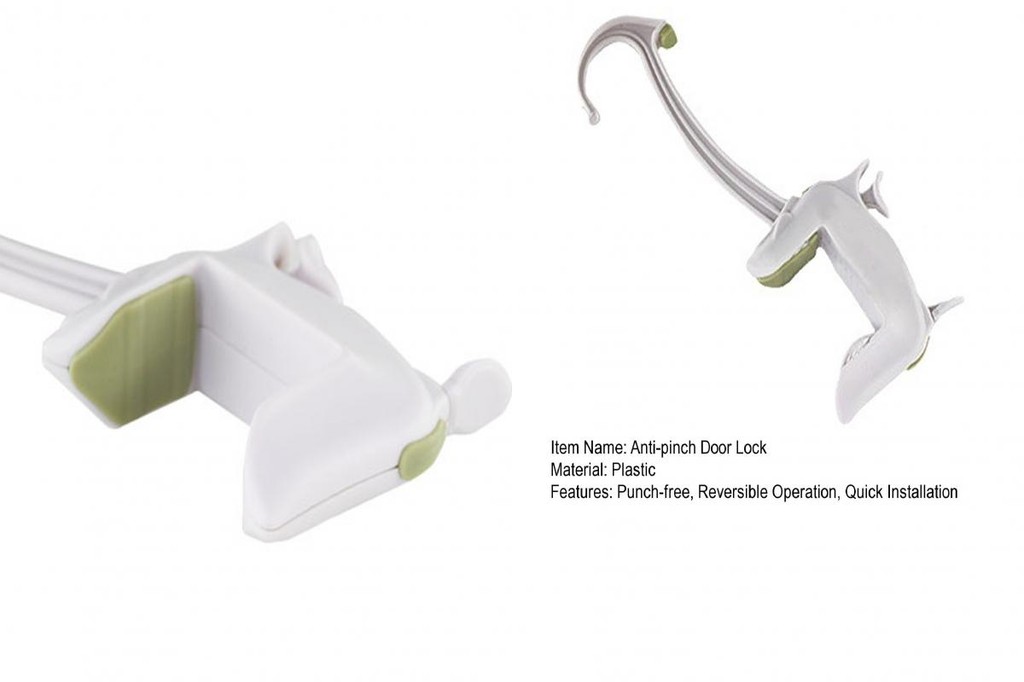 Easy-to-use Door Lock Reversible Anti-pinch for Standard Doors Easy ...
