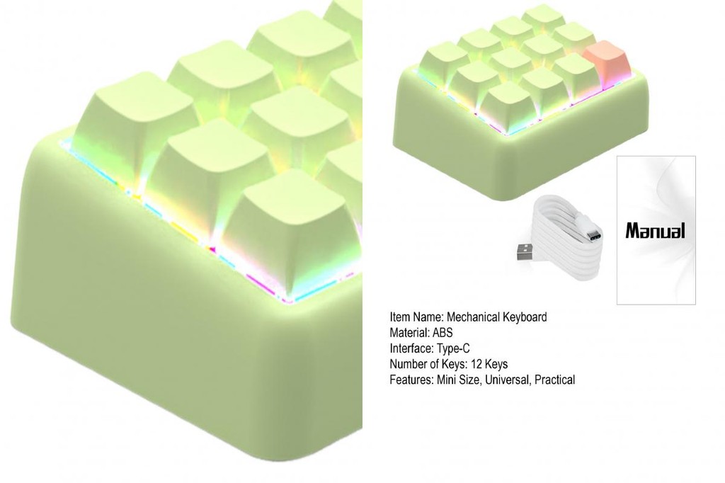 Programmable Mechanical Keyboard Computer Mini Rgb Gaming with Hot ...