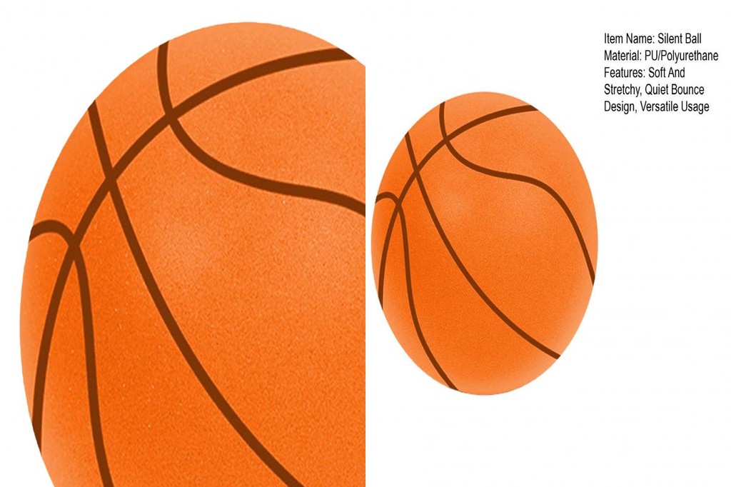 Invisible Basketball Noiseless Foam Silent for Quiet Indoor Training ...