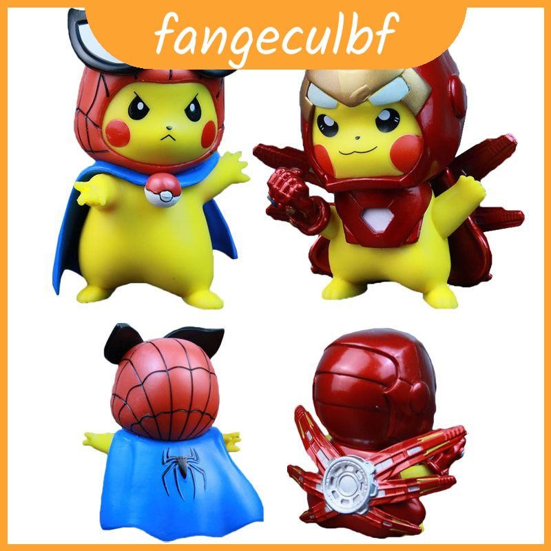 Marvel Cartoon Charming Pokemon Dragon Pikachu Avenger Modelo De Muñeca ...