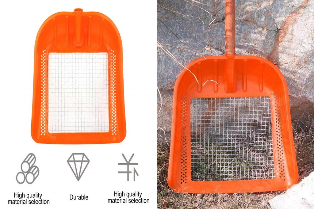 Soil Sifter Plastic Garden Sieve Metal Mesh for Easy Corn Kernel ...