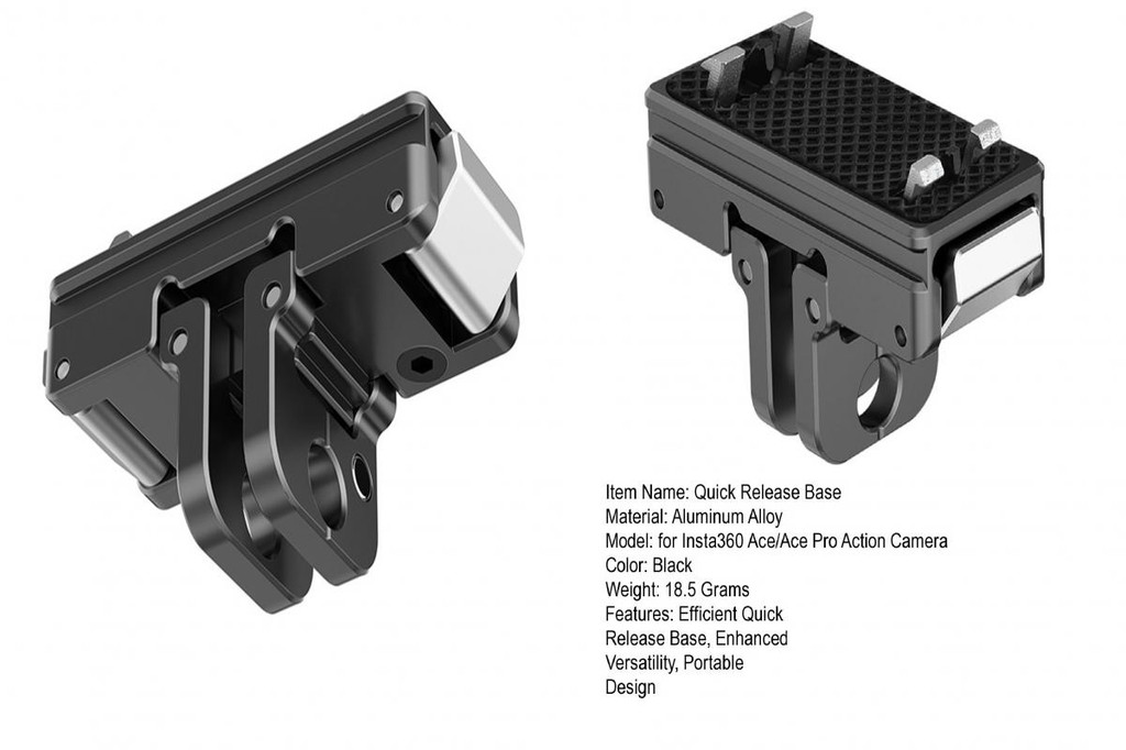 Magnetic Quick Release System Anti-sway Camera Mount Insta360 Ace/ace ...