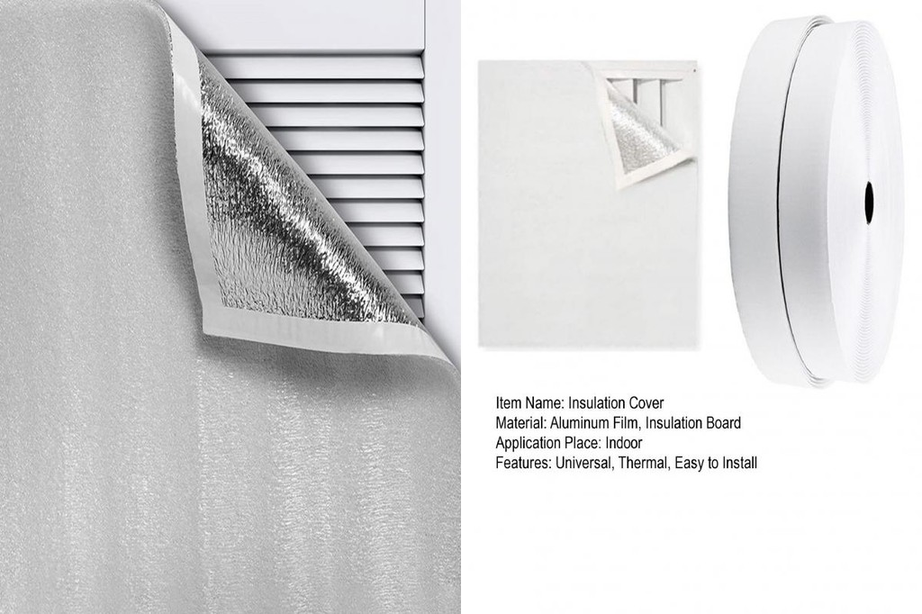 Aluminum Film Foam Insulated Cover Ceiling Vent Insulation Guard ...