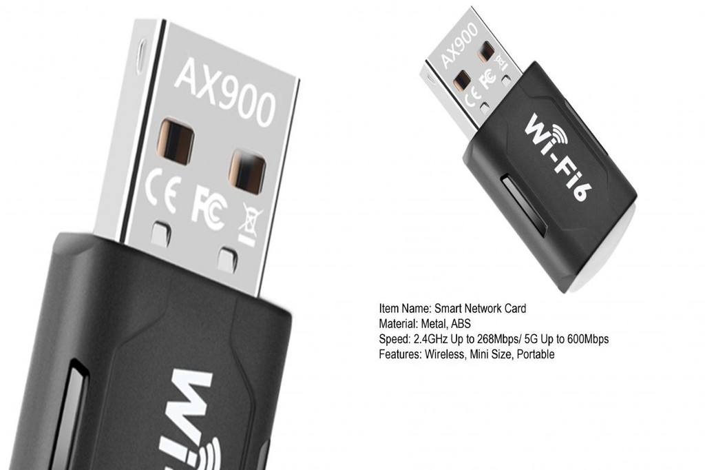 Usb Network Card Quick Installation High-speed Wi-fi 6 Dual-band ...