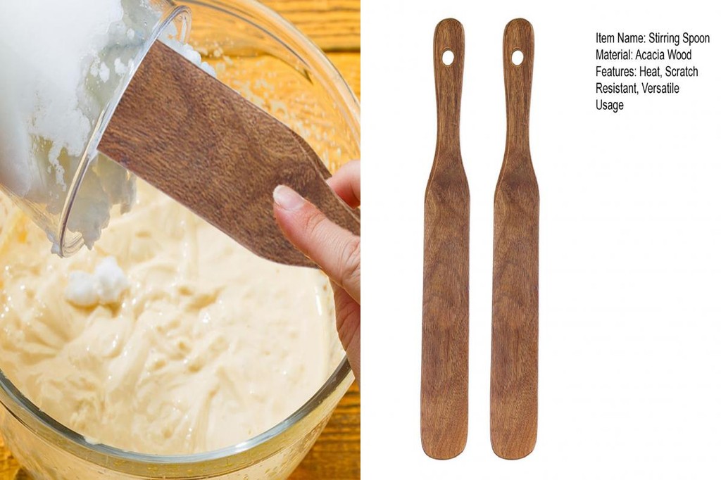 Sourdough Bread Mixing Stir Stick Spatula Ergonomic Yeast Scraper ...
