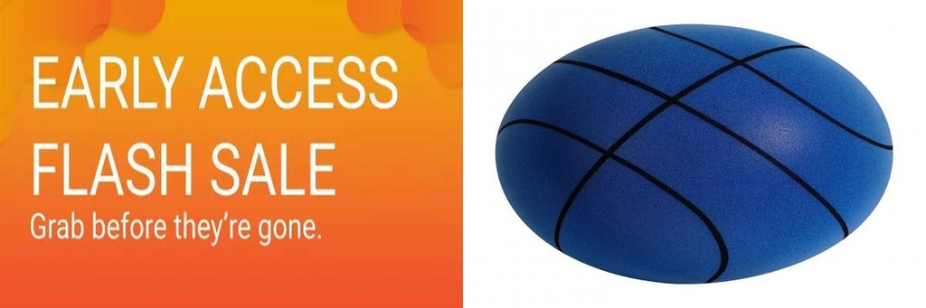 Invisible Basketball Noiseless Foam Silent for Quiet Indoor Training ...