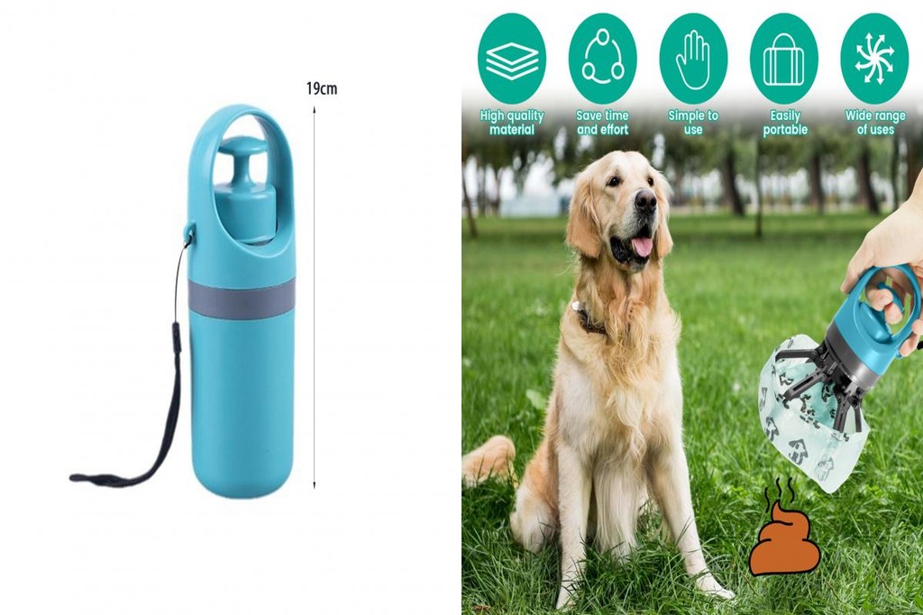 Claw Design Dog Poop Collector Pooper Scooper with Built-in Garbage Bag ...
