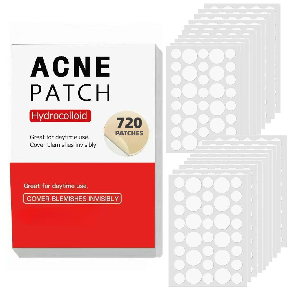Parches Para Granos De 360/720 Pcs, Hidrocoloides Para Cubrir Granos Y ...